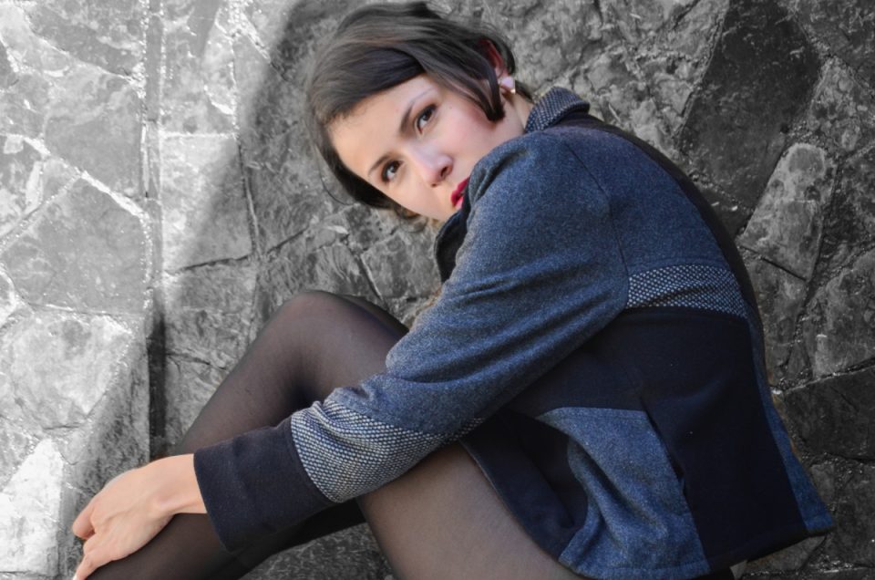 UPCYCLING - JACKET MADE WITH WASTE FABRICS - sewing - upcycling ...