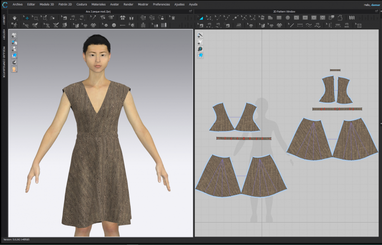 3D Fashion design - Experiment #1 - CLO Virtual Fashion